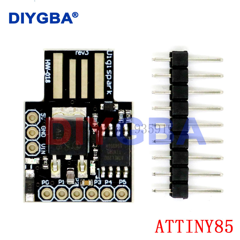 Digispark Kickstarter Micro Development Board ATTINY85/TINY85 ATTINY13A Module for Arduino IIC ...