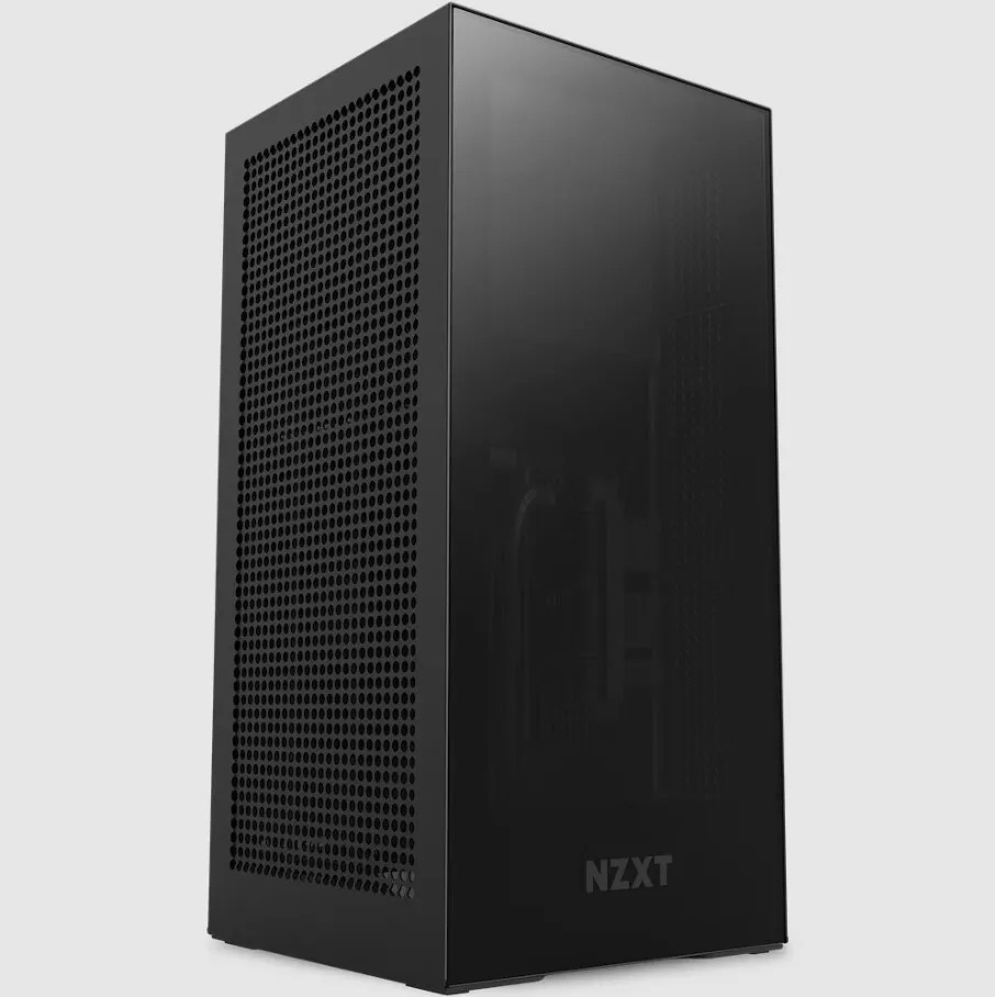 NZXT H1 Mini-ITX Tempered Glass SFX 750W Computer Case - Black (CS ...
