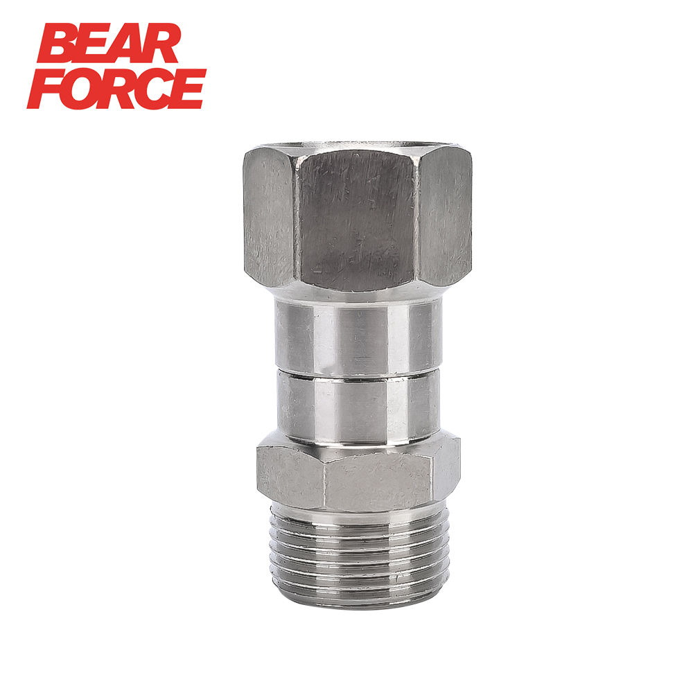 High Pressure Washer Swivel Joint Connector Hose Fitting M22 14mm Anti ...