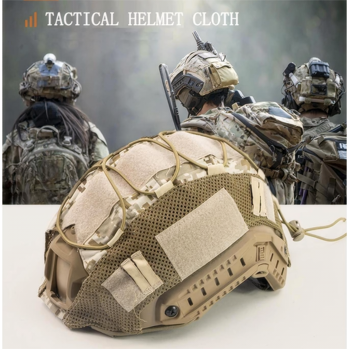 FAST Tactical Helmet Camouflage CP Camouflage 1000D Nylon Hunting ...