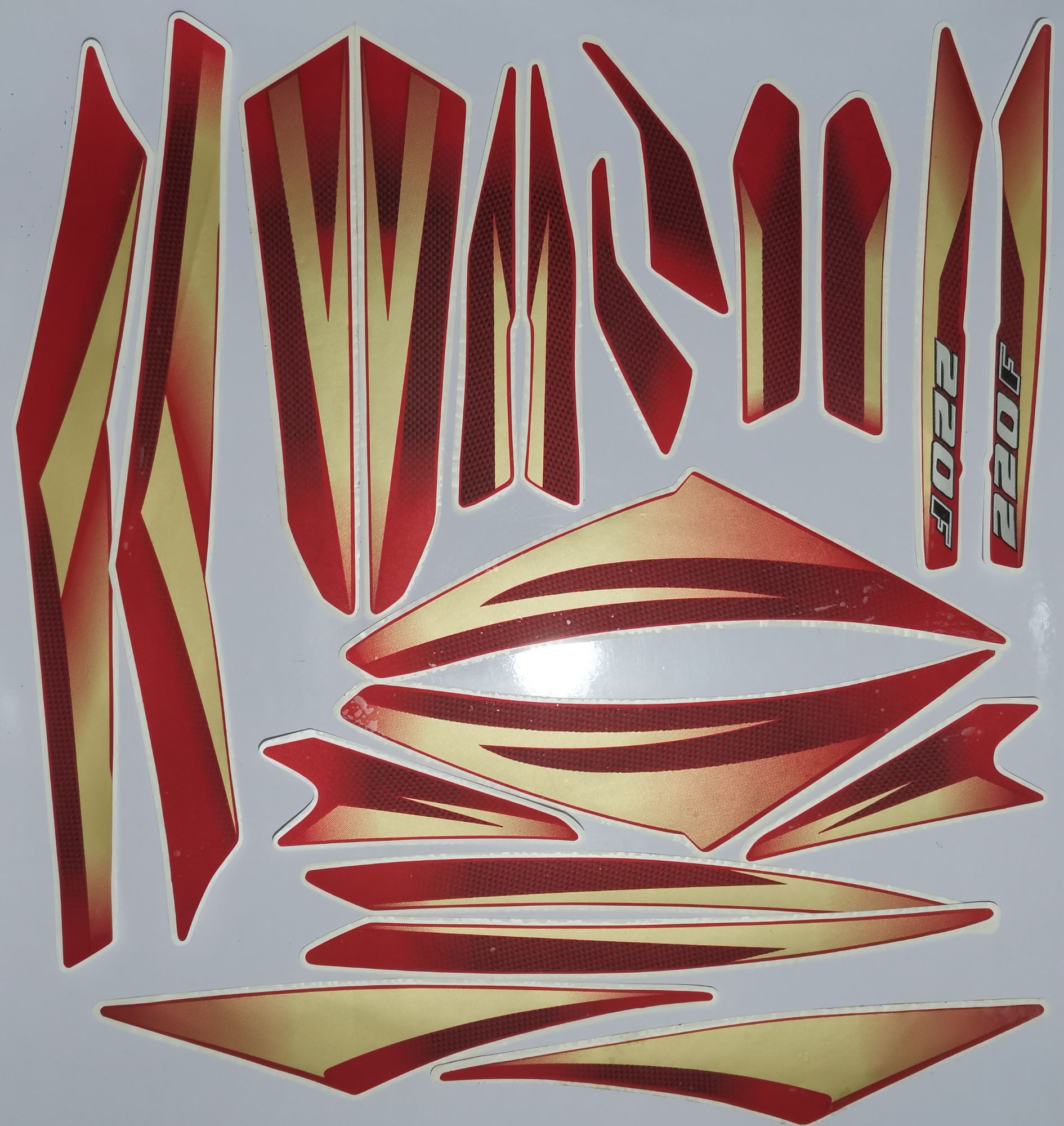 Bajaj Pulsar 220f Red Bike Full Sticker Kit | Daraz.lk