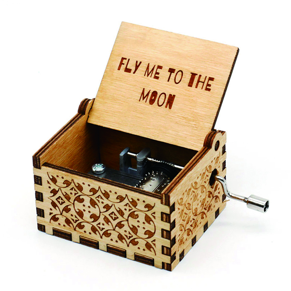 Wooden Hand Crank Music Box Theme You Are My Sunshine Music Box Musica ...