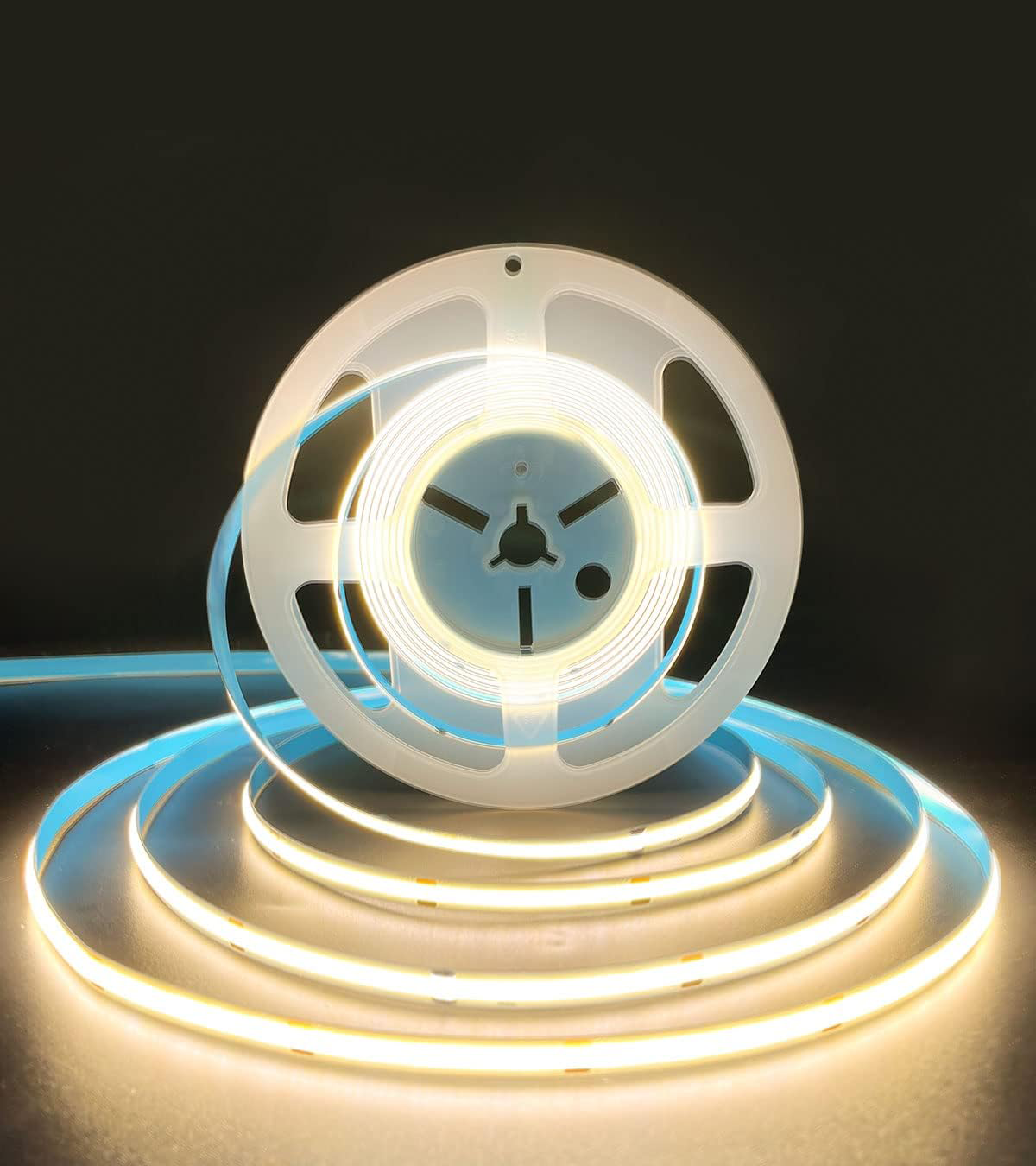 12V COB LED Strip Light Wardrobe Shelf Pantry Showcase Under Cabinet ...