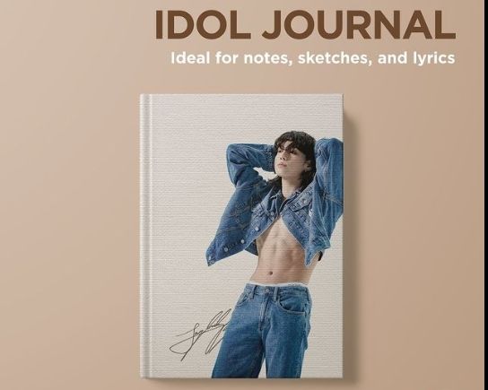 BTS canvas notebook | Daraz.lk