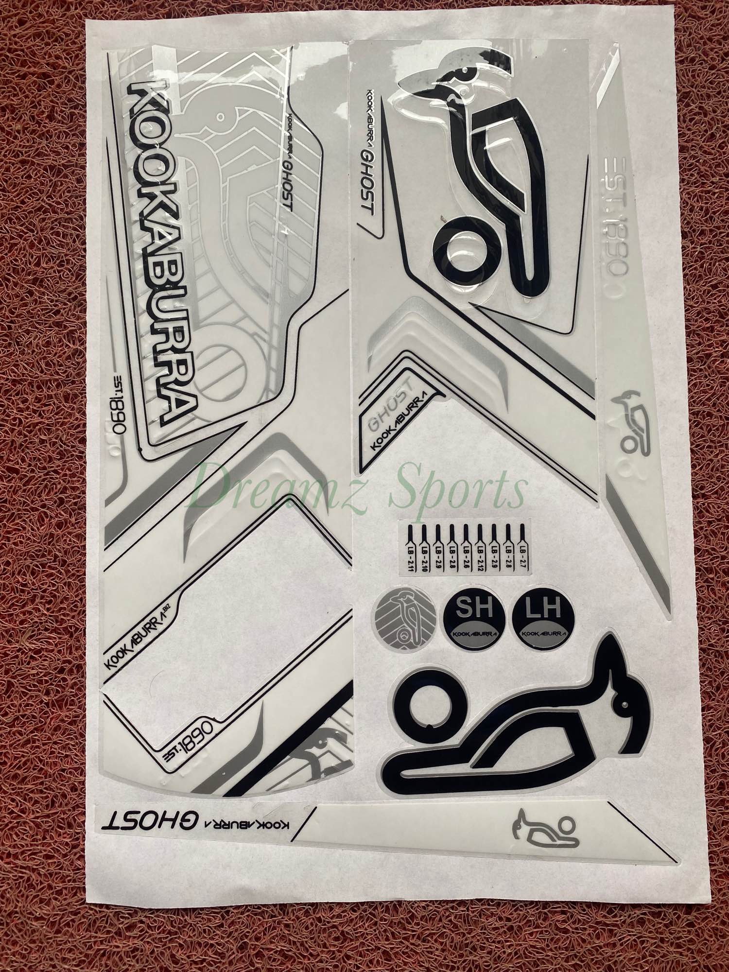 Original Leather Cricket Bat Stickers 3D Embossed | Daraz.lk