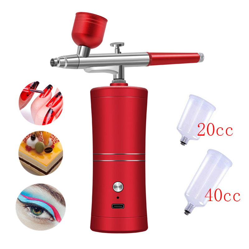 Multi-Purpose Cordless Mini Airbrush Set Spray Pump Gen Pen Air ...