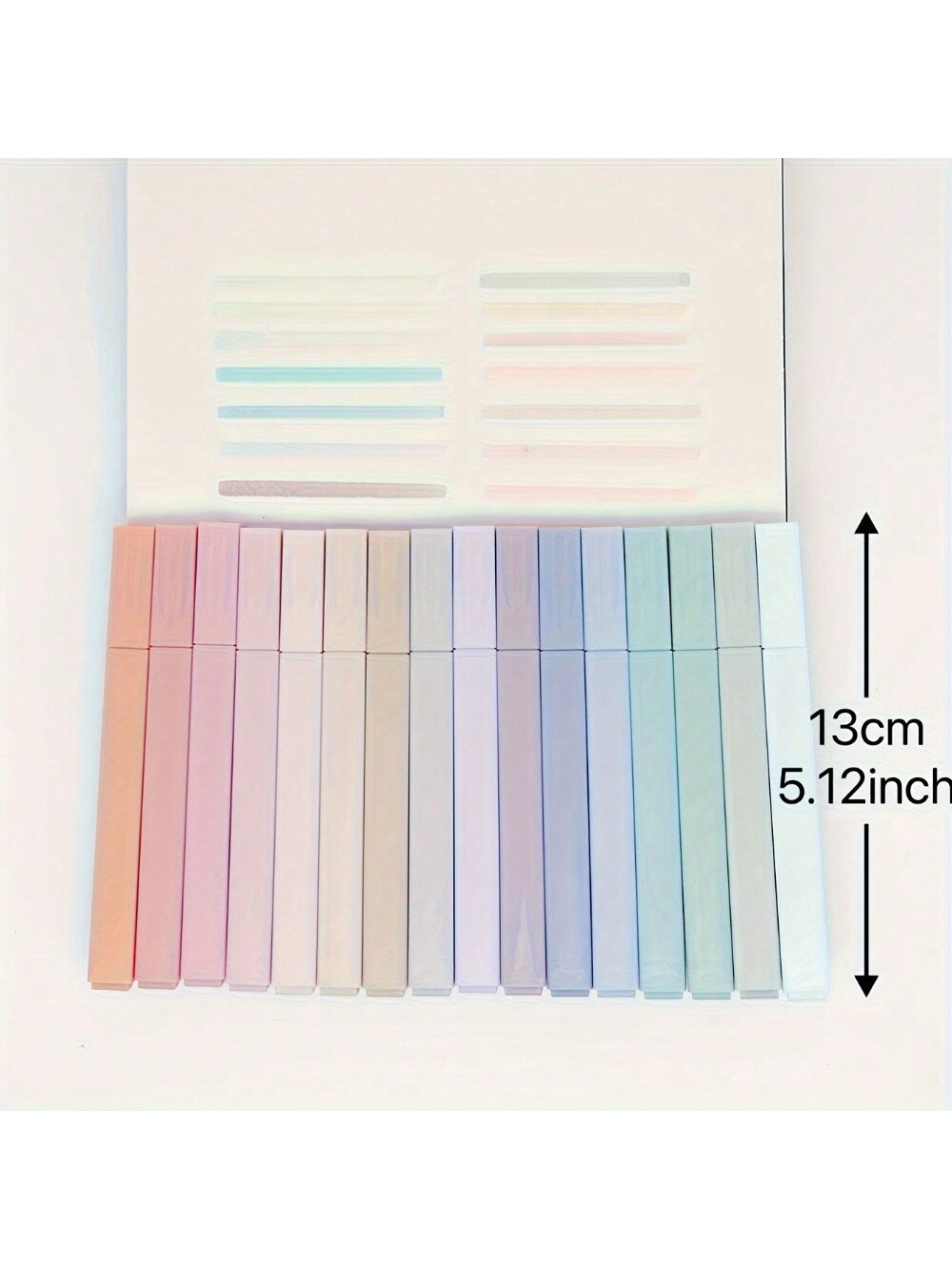 12/6/24-Piece Pastel Highlighter Set - Ink-Free & Smudge-Proof for ...
