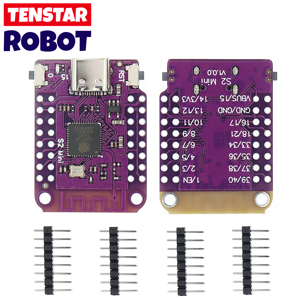 ESP32 S2 Mini D1 Mini Board Based ESP8266 CH340 ESP32-S2FN4R2 4MB FLASH ...