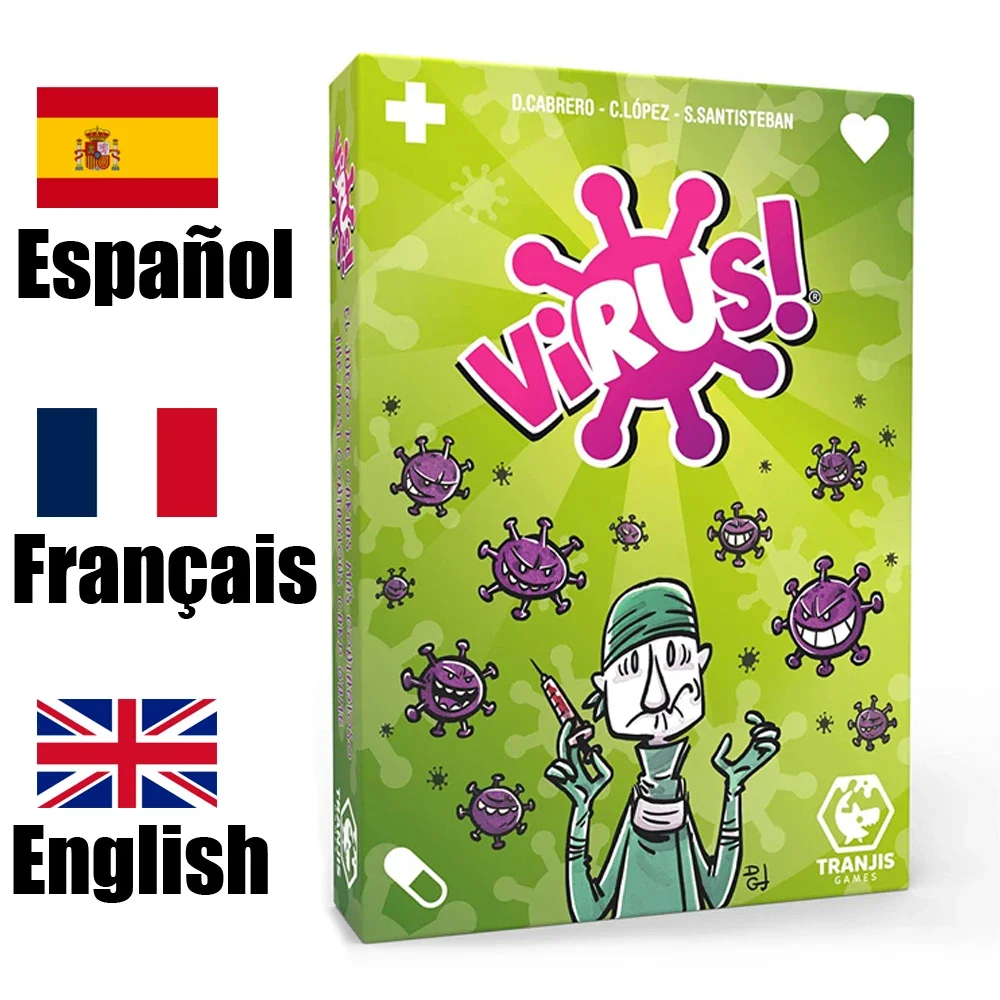 In Spanish Version In English Virus Card Game The Contagiously Virus 2 ...