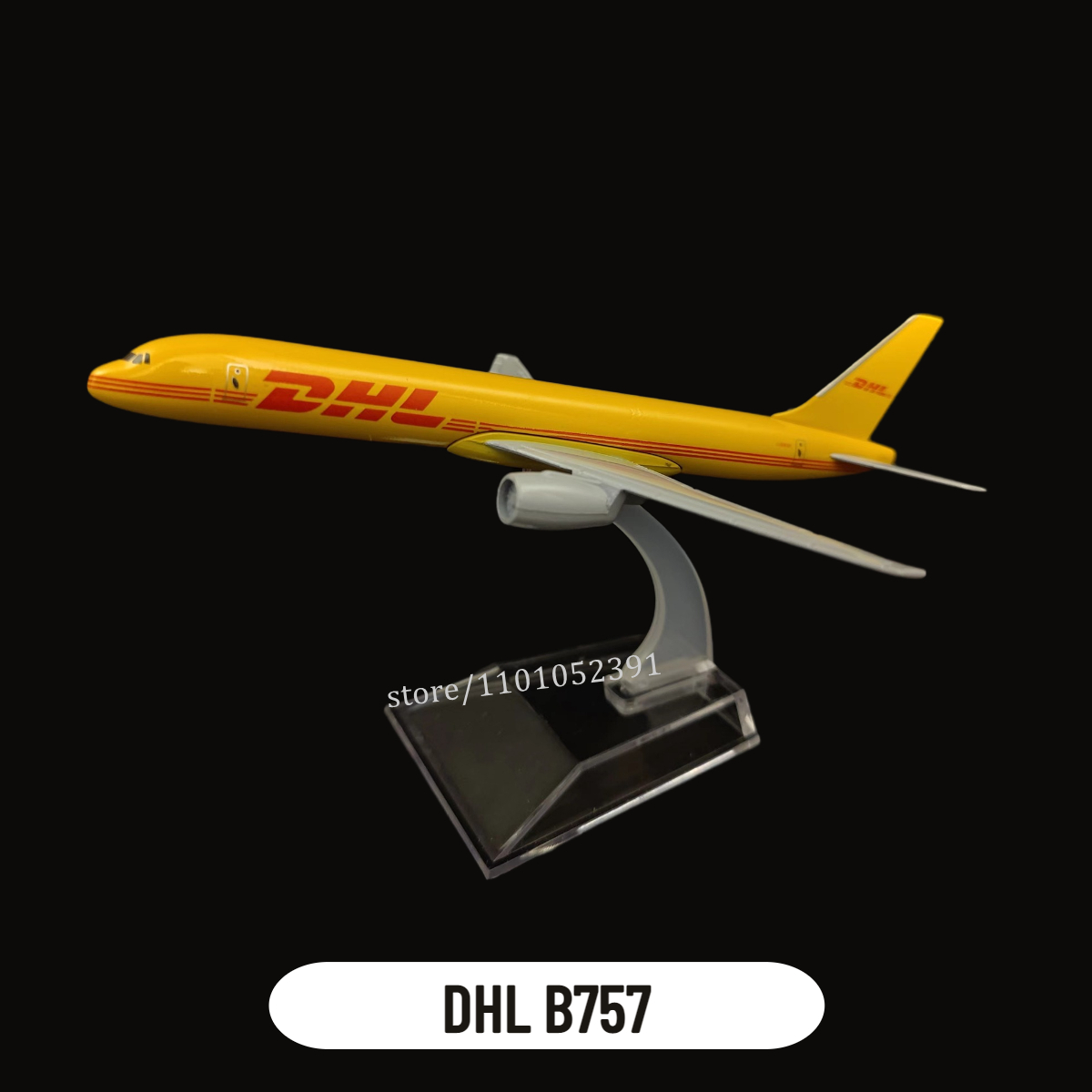 Scale 1:400 Metal Aircraft Replica DHL Boeing 757 Airplane Diecast ...