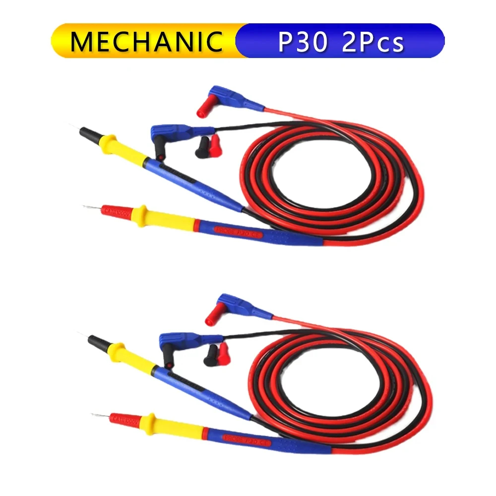 MECHANIC P30 Multimeter Pen 1000V 20A Soft Anti-Scalding Silicone Wire ...
