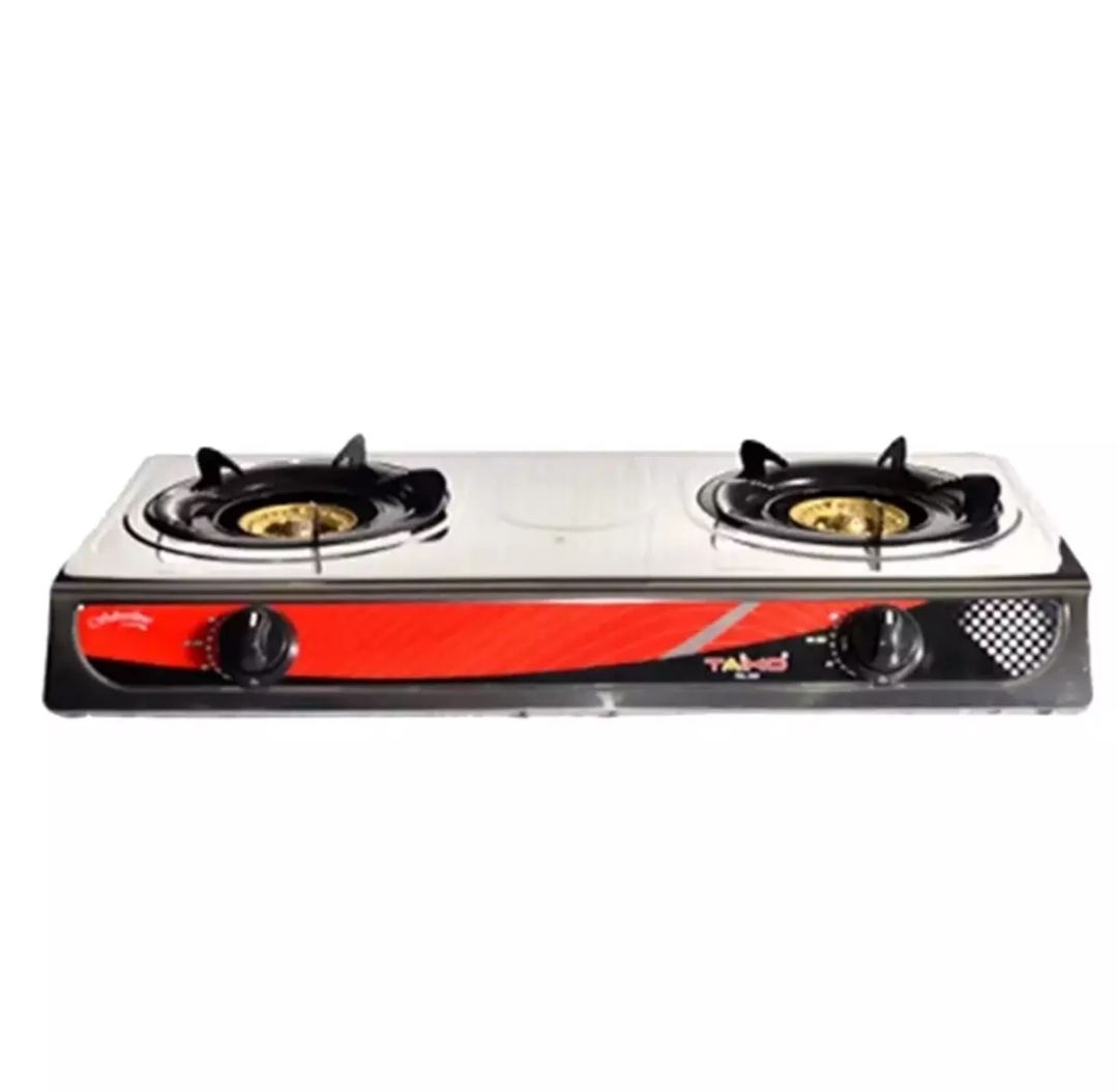 Double Gas stove Taiko, Silver Body High Quality | Daraz.lk