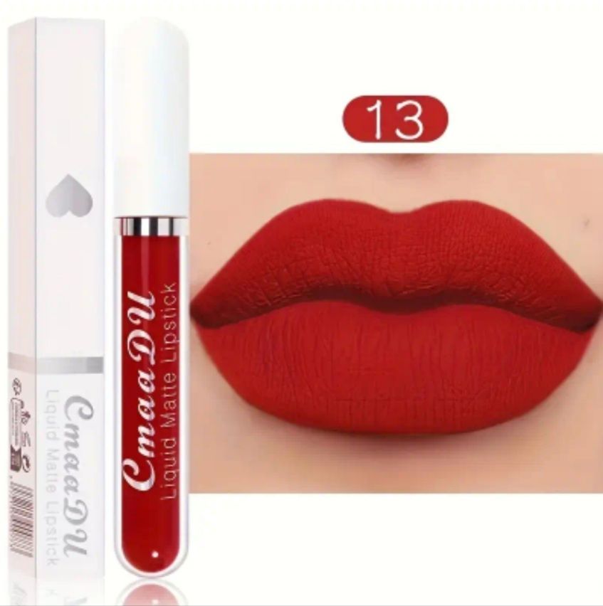 CMAADU Liquid Matte Lipstick Lip Gloss Waterproof, Durable, and Long ...