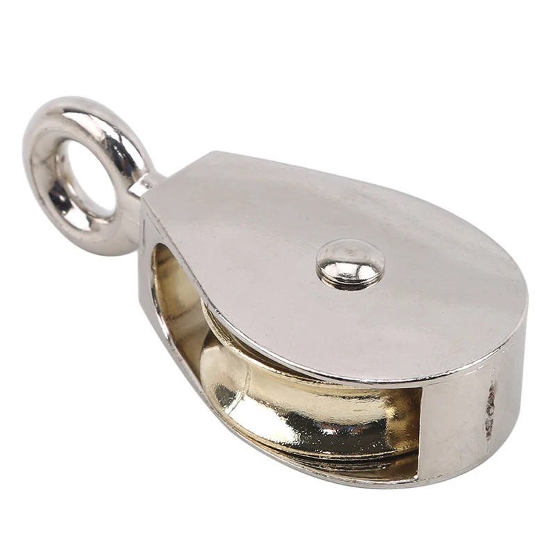 36mm Metal Sheave Zinc Alloy Fixed Pulley Crown Block And Tackle ...