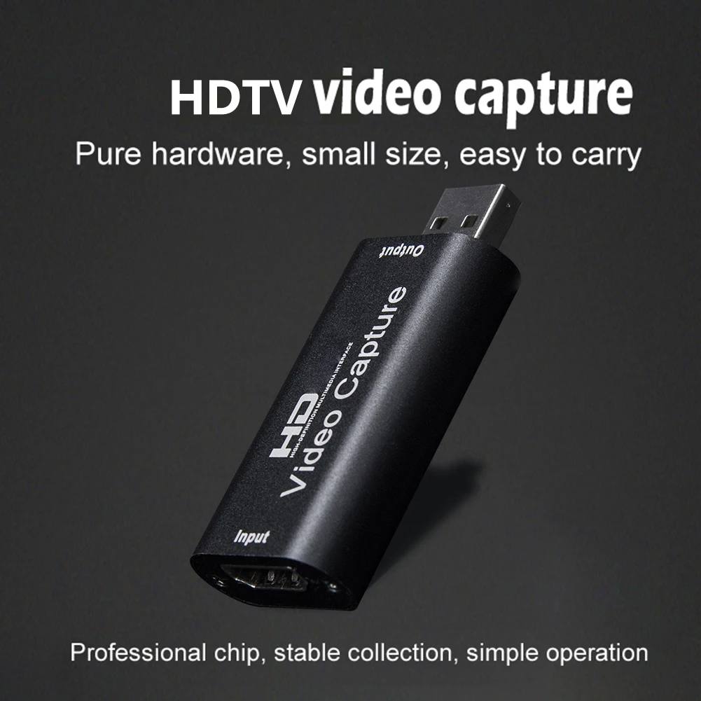 4K HDMI-compatible To USB 2.0 Video Capture Card for PS4 Game DVD HD ...