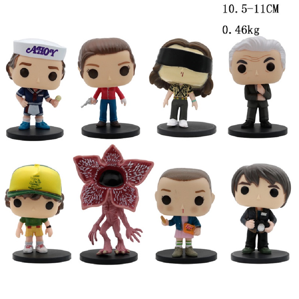 Anime Strangers Things Figure Jane Ives/Will Byers/Mike Wheeler Action ...