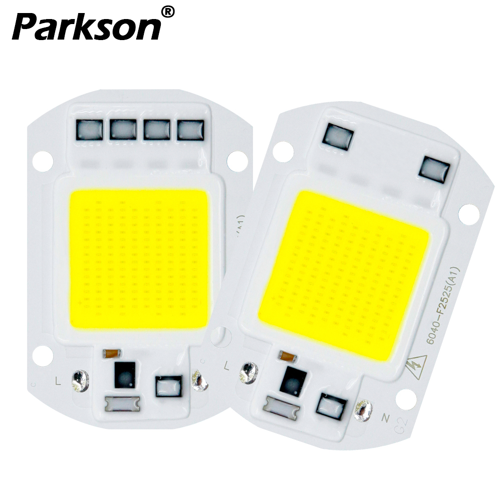 COB LED Lamp 10W 20W 30W 50W AC 220V IP65 Smart IC No Need Driver DIY Chip LED Bulb Flood Light ...