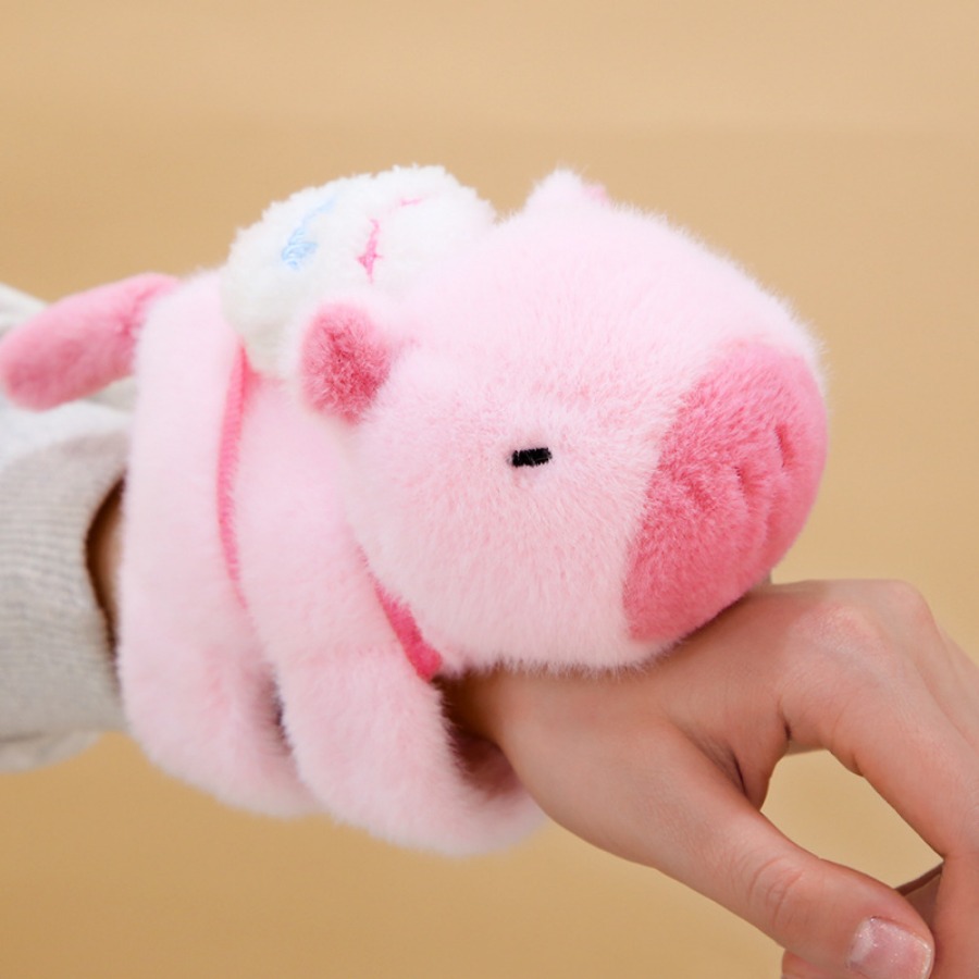 Wagging Tail Cute Capybara Toy Plush Doll Capybara Plush Papa Circle ...