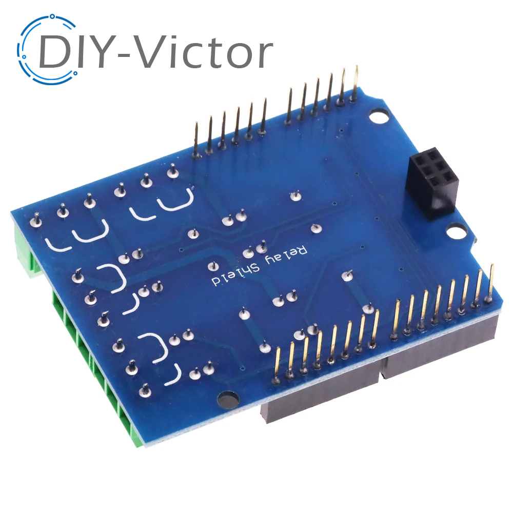 5V 4 Channel Relay Shield Module for Arduino UNO R3 Mega2560 Electronic ...