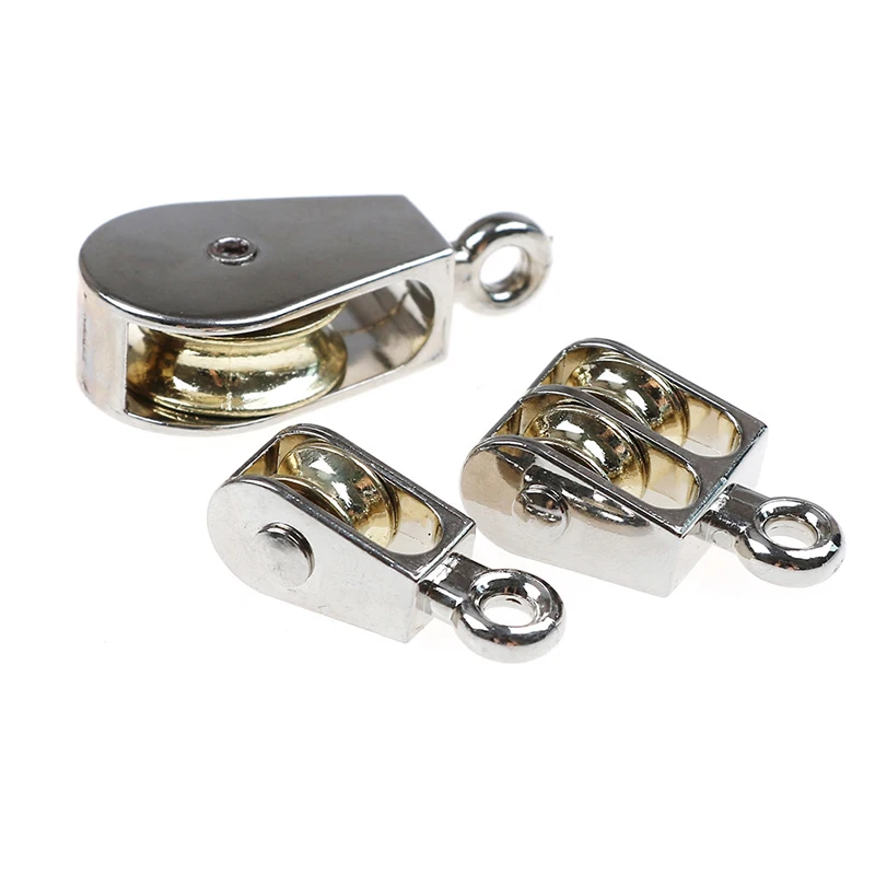 36mm Metal Sheave Zinc Alloy Fixed Pulley Crown Block And Tackle ...