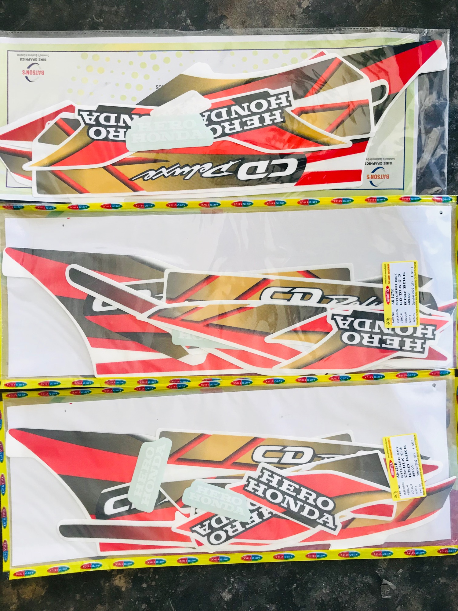 Hero honda cd delux byke sticker | Daraz.lk