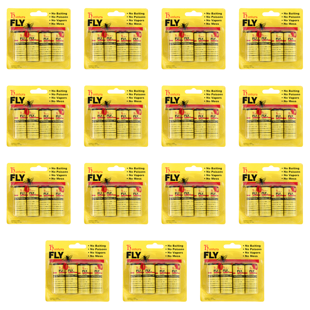 4-120Pcs Fly Sticky Paper Strip Strong Glue Double Sided Flies Paper ...