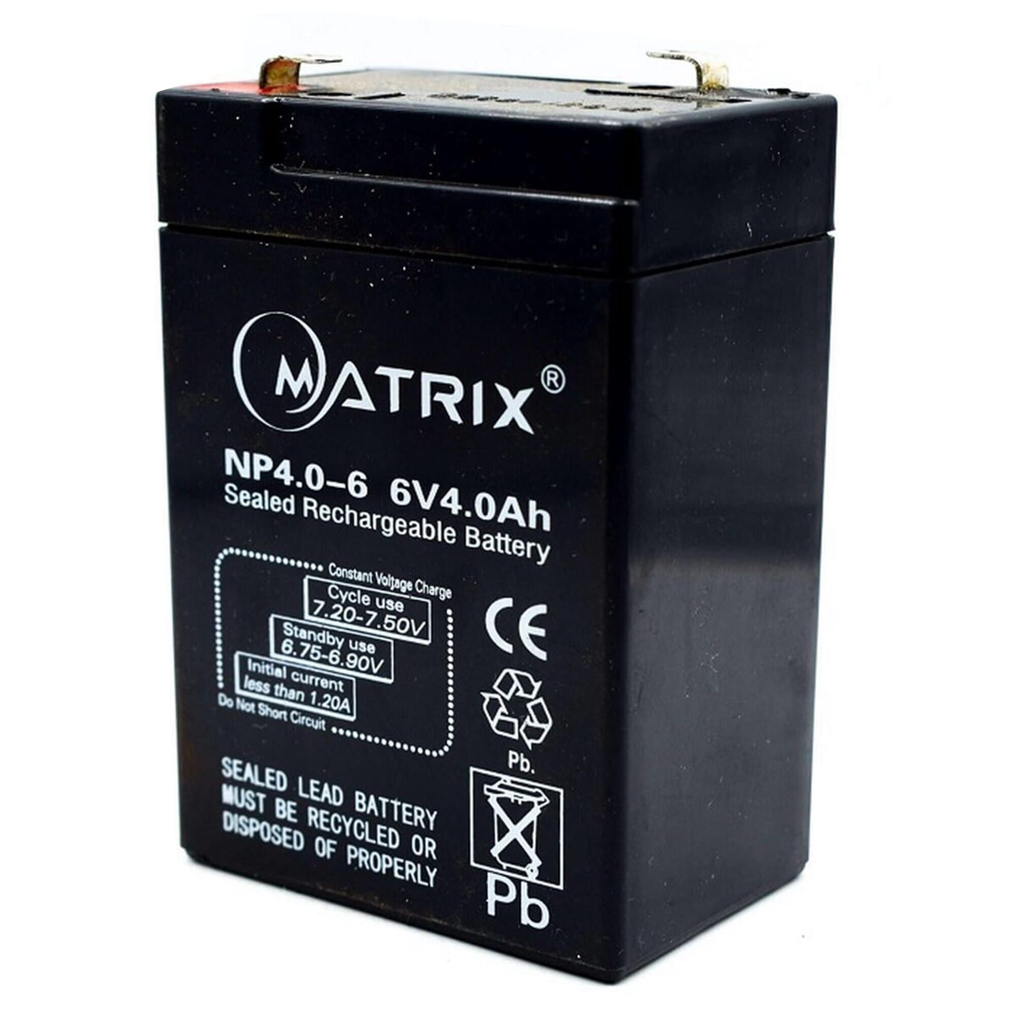 6V 4Ah Rechargeable Sealed Lead Acid Battery | Daraz.lk