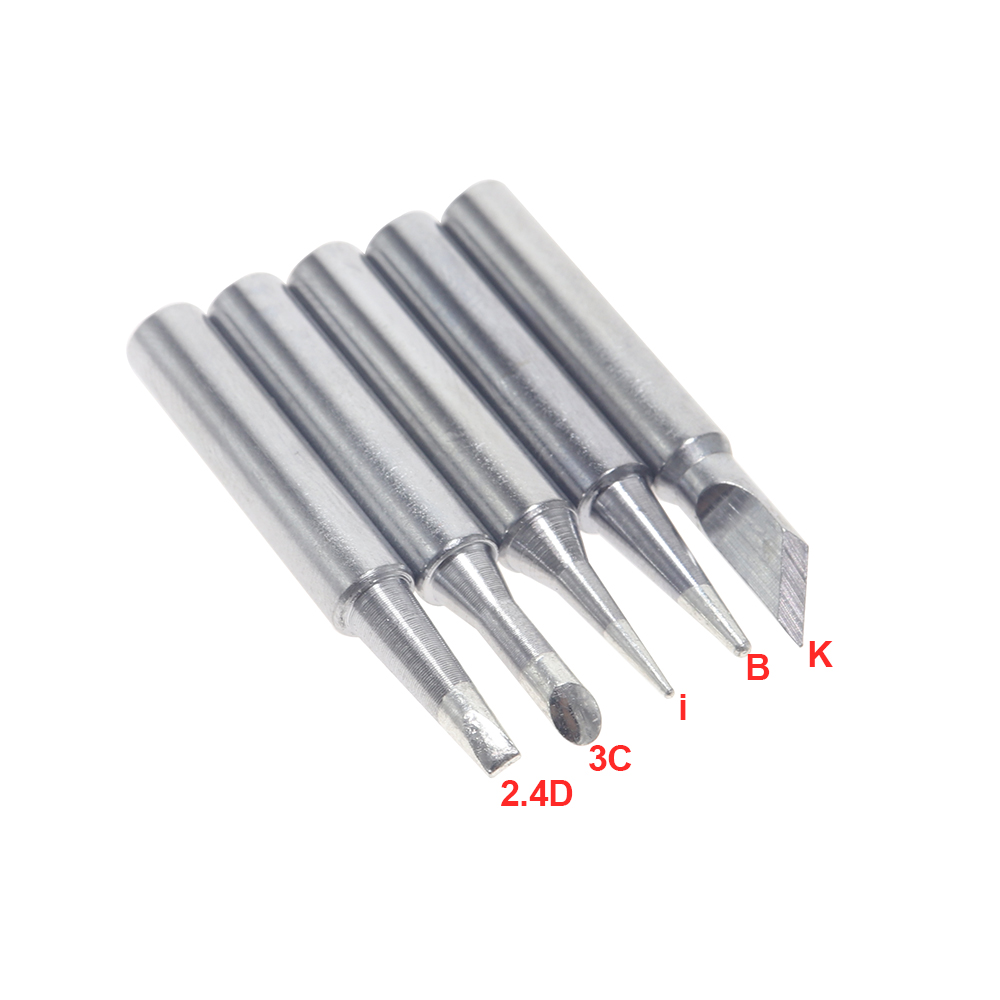 5Pcs 900M-T Pure Copper Soldering Iron Tip Soldering iron BGA Soldering ...