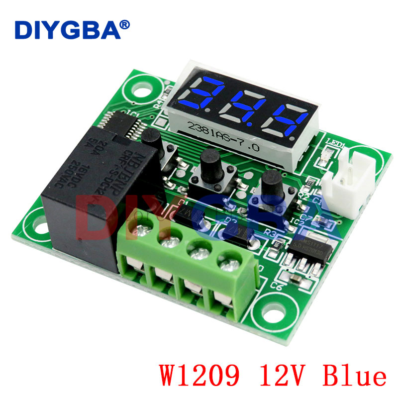 W1209 DC 12V heat cool temp thermostat temperature control switch ...