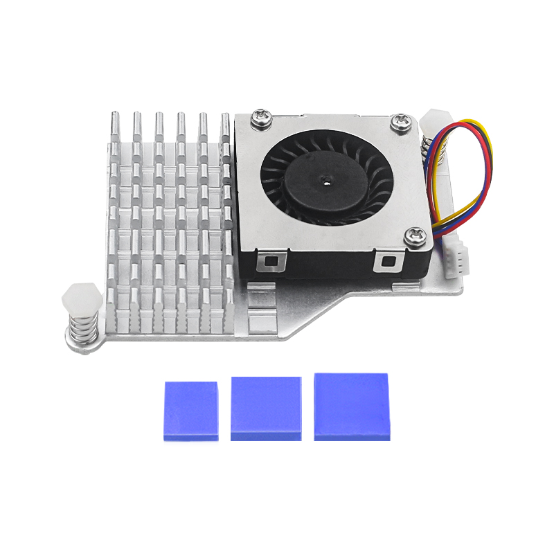 Raspberry Pi 5 Active Cooler Aluminum Heatsink PWM Speed Adjustable Fan ...