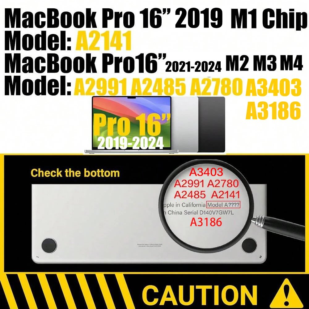 MacBook Trackpad Protector with Chip M4 M3 M2 M1 A3112 A3185 A3186 ...