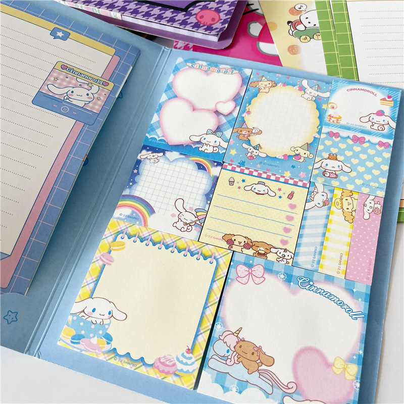 Kawaii Cartoon Hello Kitty Paste Sticky Note Mymelody Cinnamoroll Cute ...