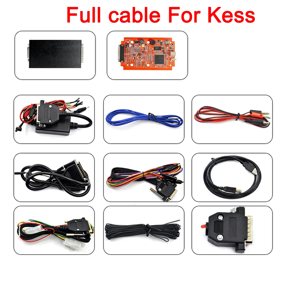 Car Programming Tool For Kess V2 V5.017 EU Version SW V2.8 With Red PCB ...