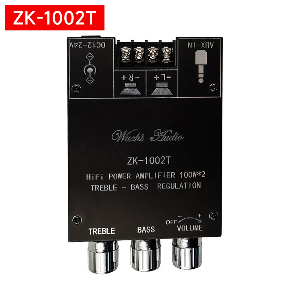 ZK-MT21 2x50W+100W Subwoofer Digital Sound Amplifier Board 2.1 Channel Stereo Audio Amplifier ...