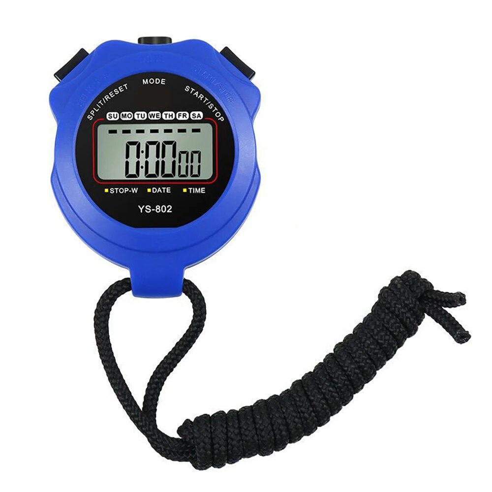 Digital Stopwatch Calendar Lap Training Fitness Stopwatch Outdoor ...