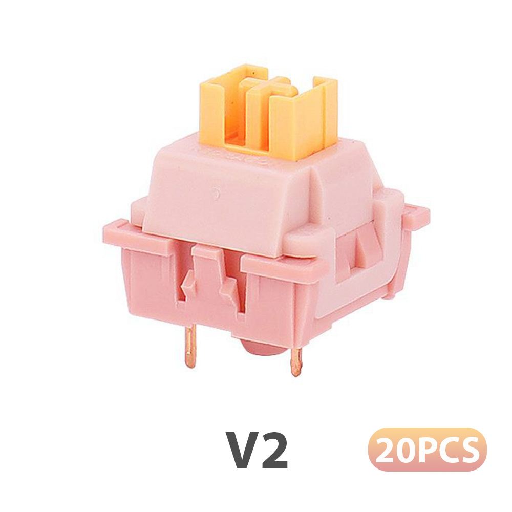 Mechanical Keyboard V2 Switch Lubed Honey Peach V3 Switches Mechanical ...