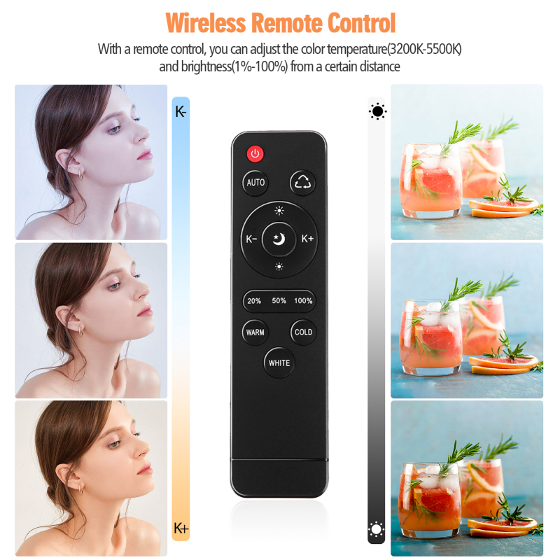 2pcs 85W LED Light Bulb 3200K-5500K Photography Lamp Bulb Energy-saving ...