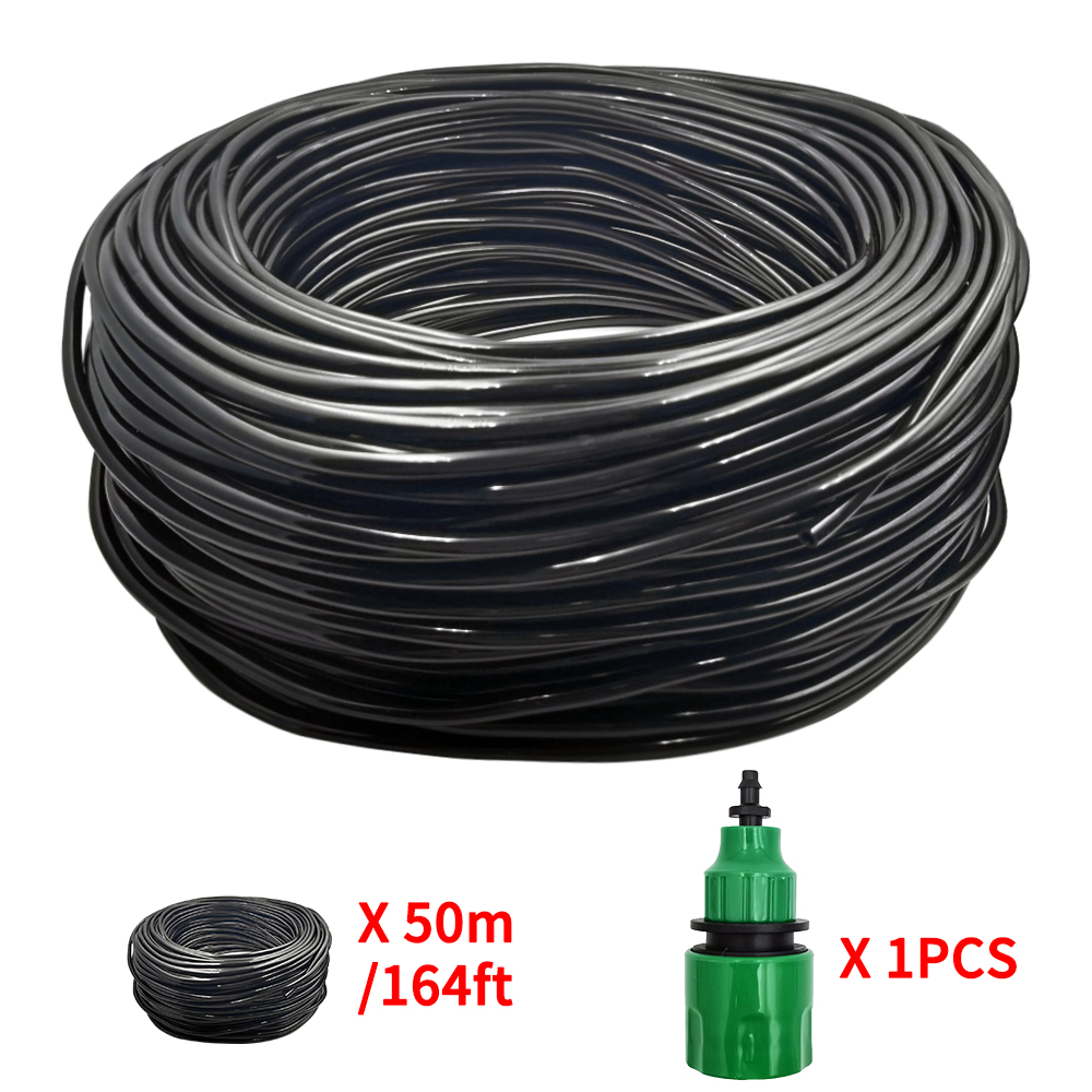 5-50m DIY 4/7mm PVC Garden Watering Garden Hose Micro Irrigation Pipe Drip Watering Kits with ...