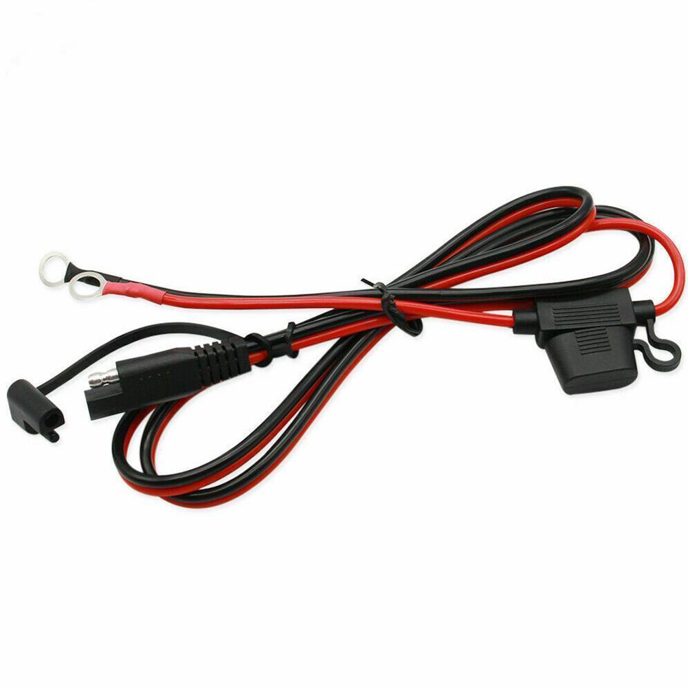 Quick Release SAE Cable With Fuse Terminal O Connector Battery Charger ...
