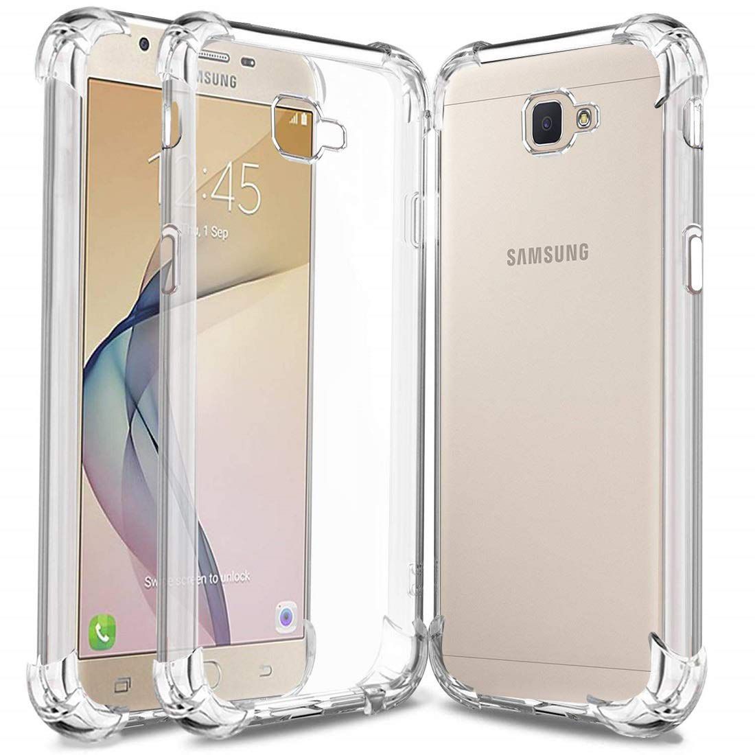 Luxury Transparent Back Cover For Samsung Galaxy J5 Prime | Daraz.lk