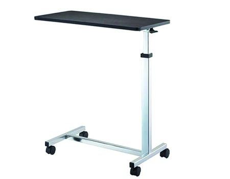Over bed table with castors height adjustable Hospital Bed Table ...