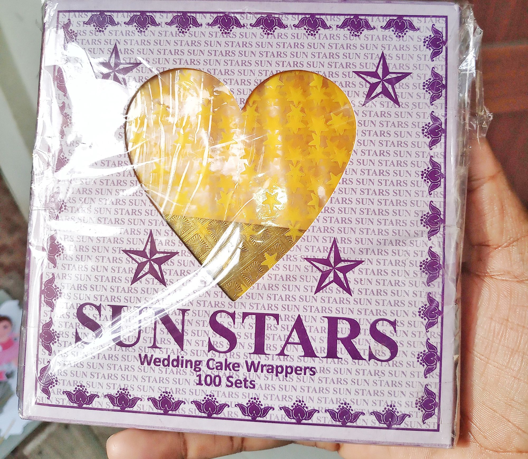 100 Pcs Wedding Cake Wrappers / Rich Cake Wrappers / Wedding Cake ...