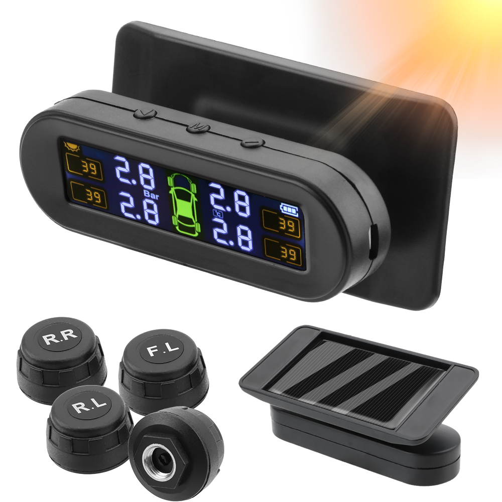 Car TPMS Sensors Tire Pressure Monitoring System Tyre On Board Computer ...