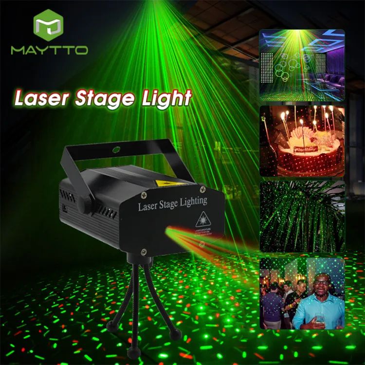 stage light Laser Stage Lights Party Projector Lights DJ Disco Sound ...