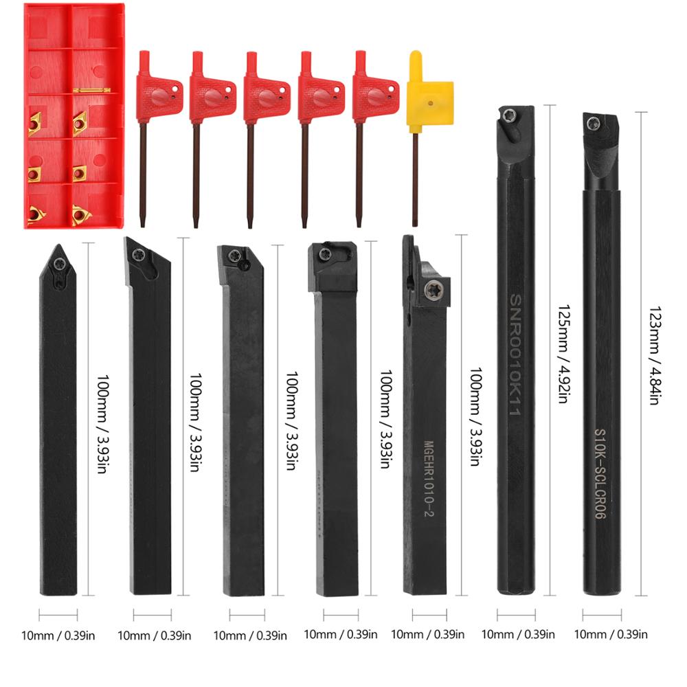 8mm 10mm 12mm 16mm Shank Lathe Turning Tool Holder Boring Bar Lathe ...