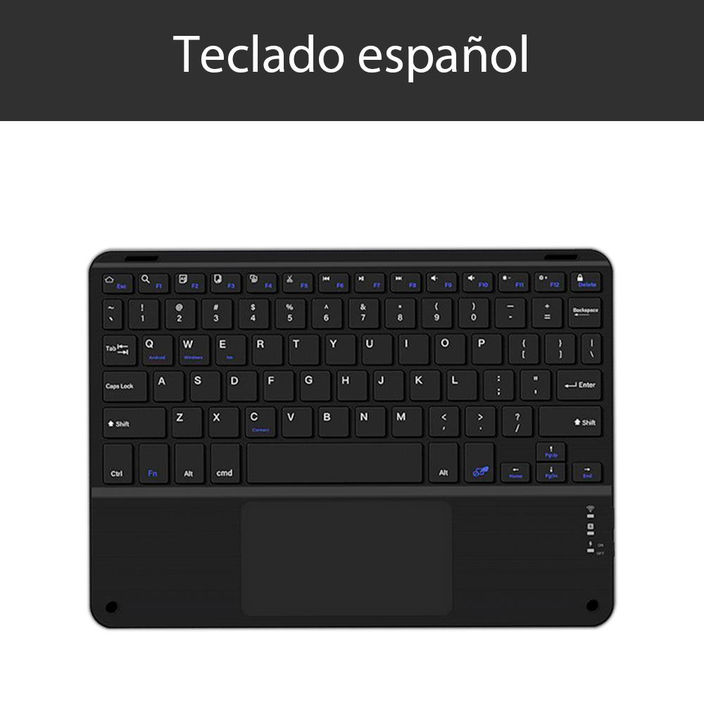 Bluetooth Wireless Keyboard Android IOS Windows Black Keyboard And ...
