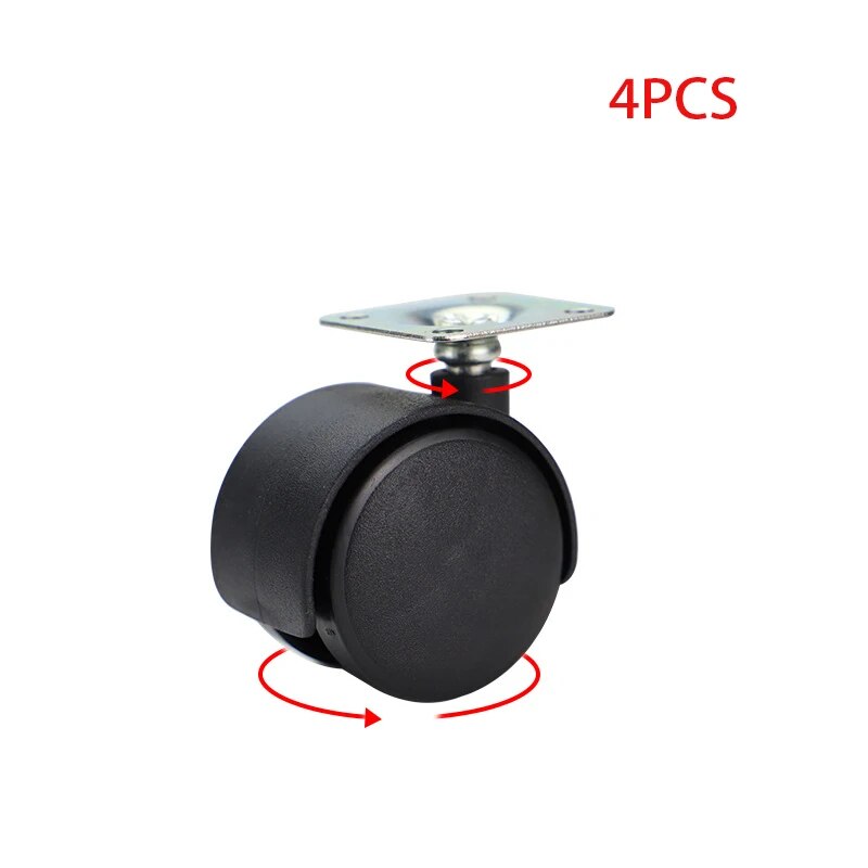 4pcs 1.5 Inch Flat Casters Right-Angle Wire Teeth Planter With ...