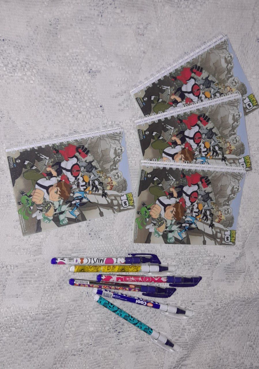 Beautiful Ben 10 Memo Books with colourfull pages homemade | Daraz.lk