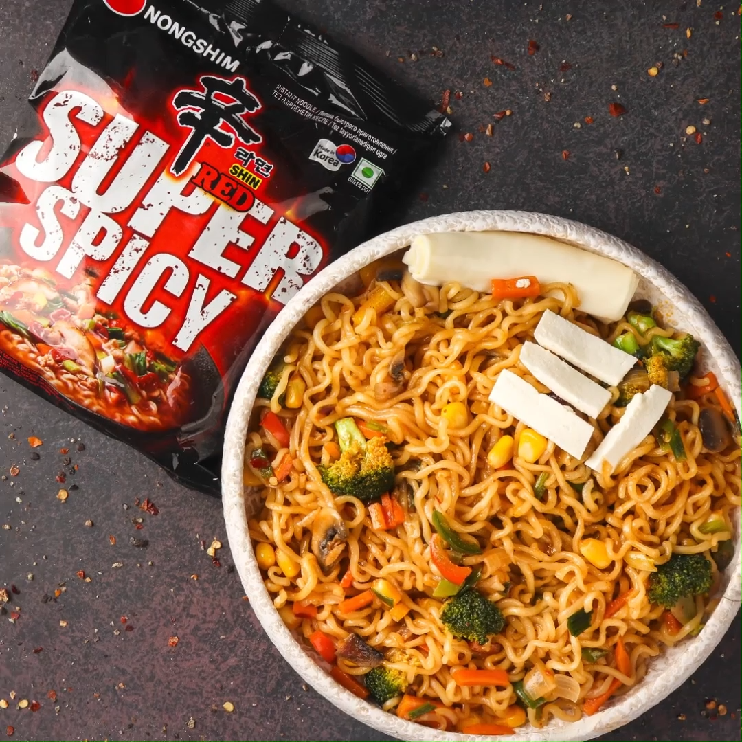 Nongshim Shin Red Super Spicy Instant Noodles ramen 4.23 oz ℮ 120 g ...