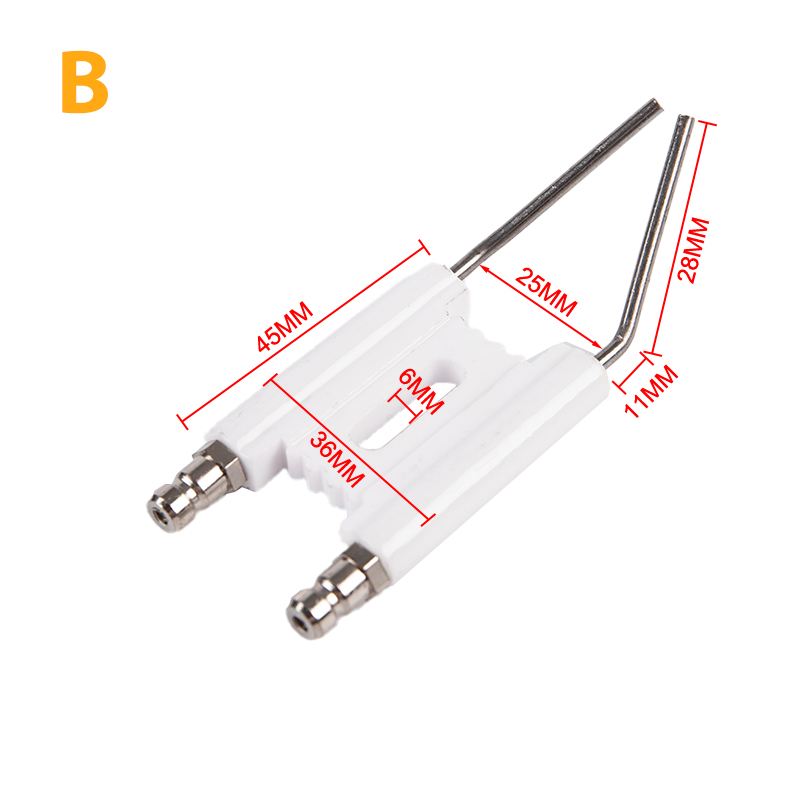 Universal H Type Ignition Electrodes For Oil Burner BT10 Ceramic ...